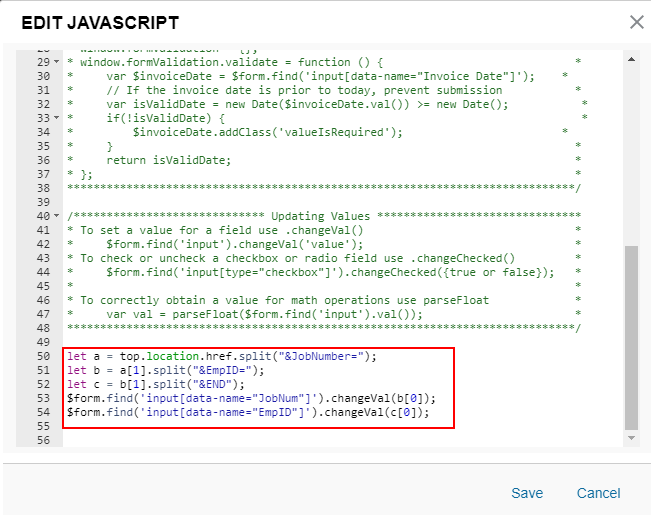 ECM Forms - Java Script - ECM - Epicor User Help Forum