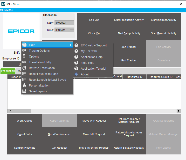 Using MES UI only, how does a user change their password? - Kinetic ERP ... Using MES UI only, how does a user change their password? - Kinetic ERP ...