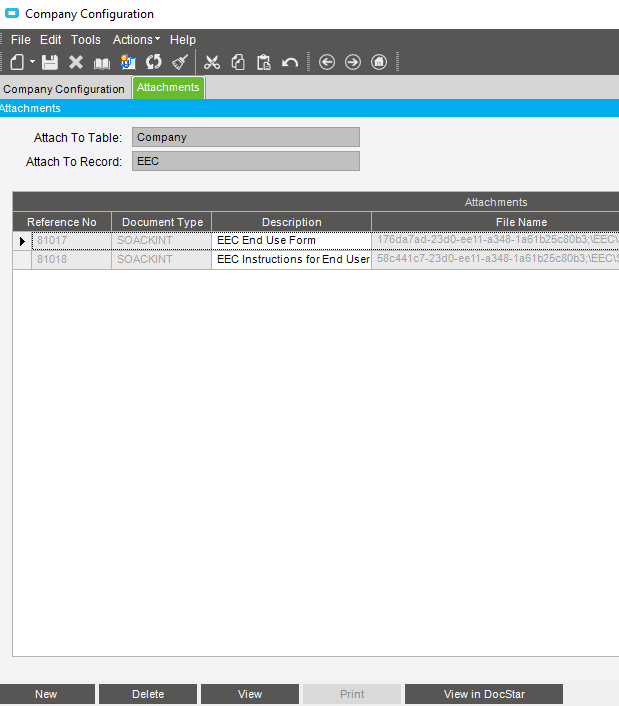 Creating a new DocType ID to attach documents in APR? - Epicor ERP 10 - Epicor User Help Forum