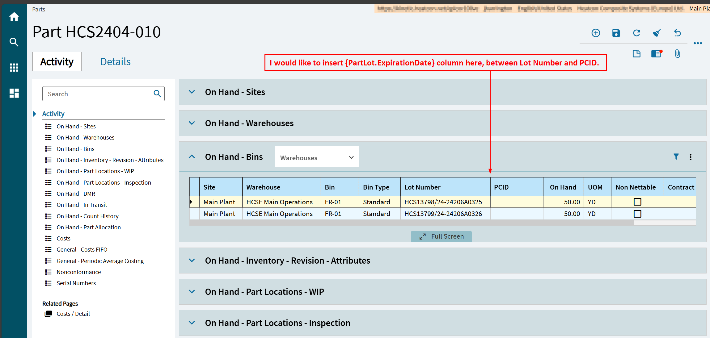 New to Kinetic: Best Way to Add Custom Column to Panel Card Grid? - Kinetic ERP - Epicor User ...