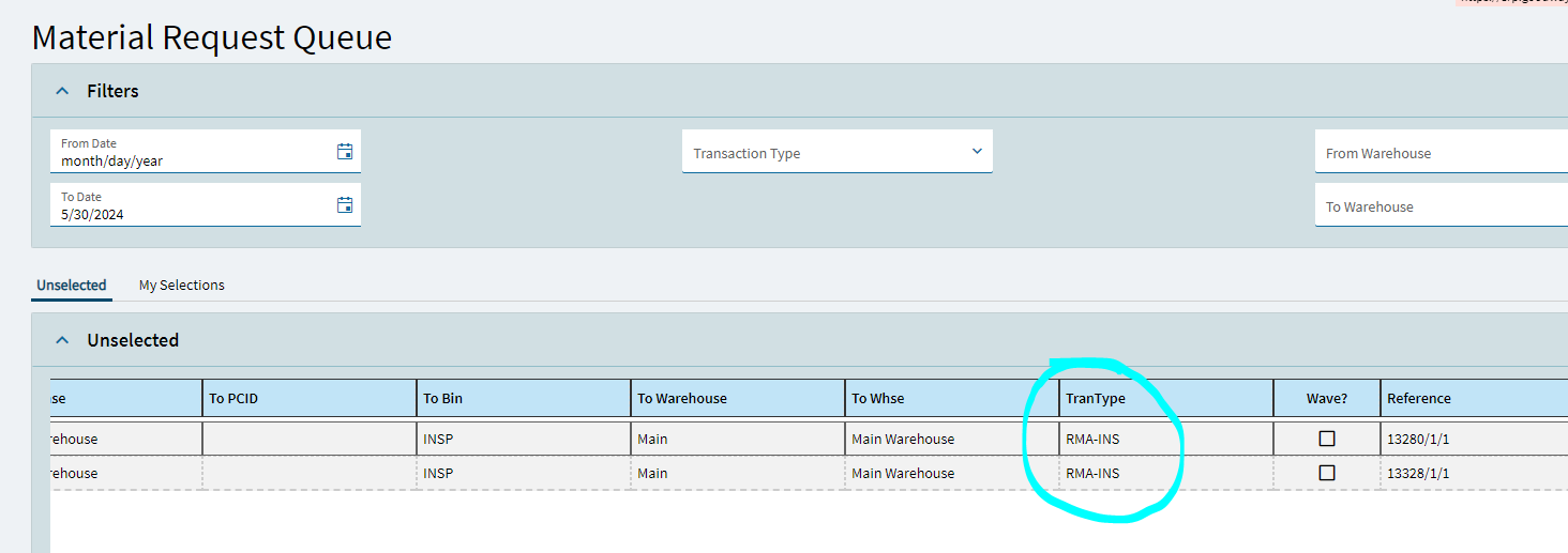 Request Move Checkbox - Kinetic ERP - Epicor User Help Forum