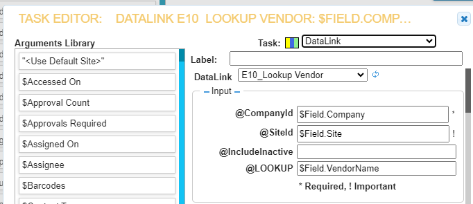 Ecm Lookup Vendor Datalink Not Working As Expected Ecm Epicor User