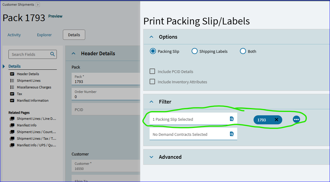 Printing Multiple Ssrs Reports Example Pack Slip Kinetic Erp