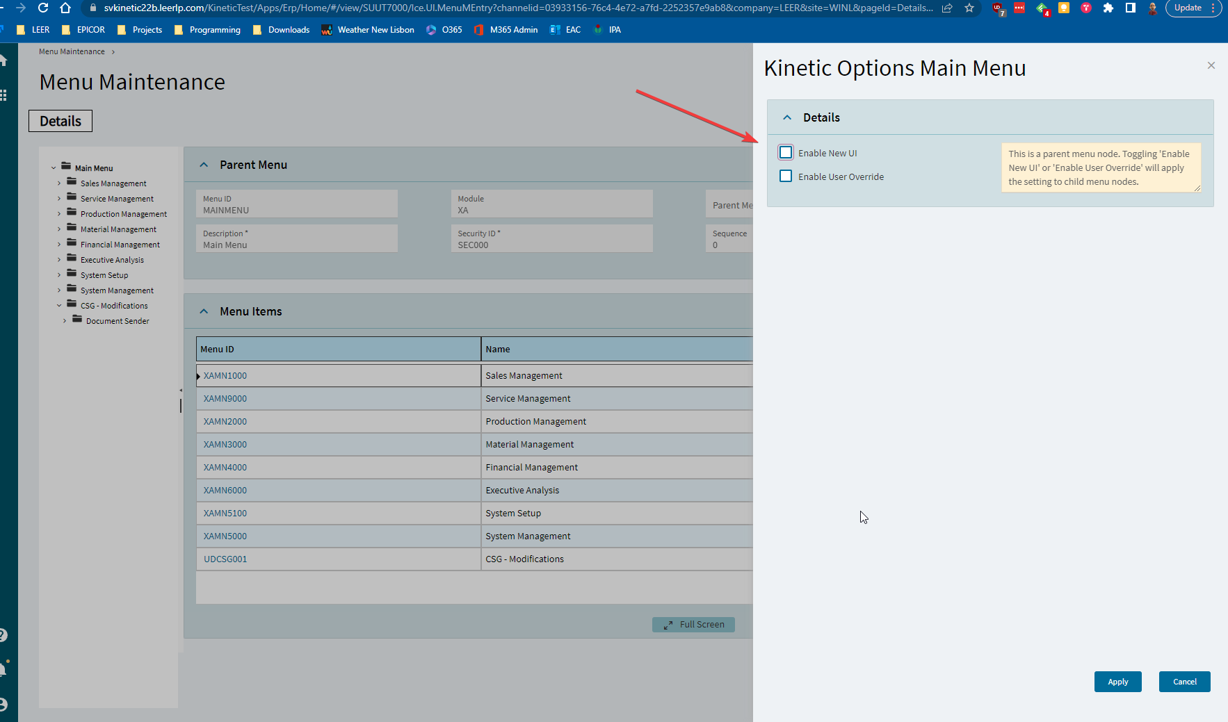 How to Disable Kinetic UI Globally in 2022.2? - Kinetic ERP - Epicor ...