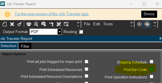 How to make the Assemblyseq value print as a DataWorks Barcode ...