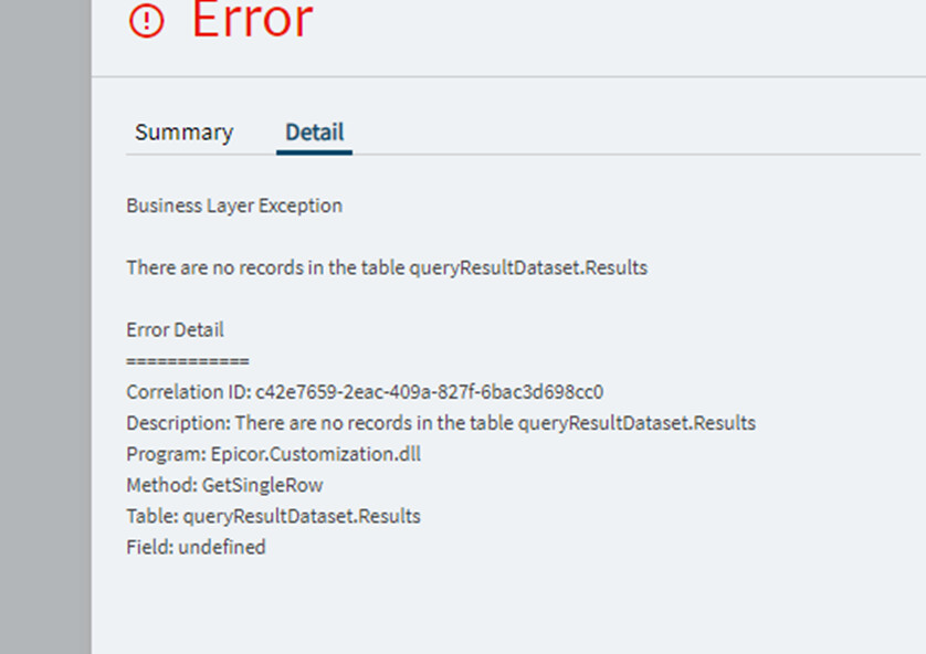 Unable to Update BAQ Dashboard - Kinetic ERP - Epicor User Help Forum Unable to Update BAQ Dashboard - Kinetic ERP - Epicor User Help Forum