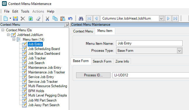 Duplicate context menu items - Kinetic ERP - Epicor User Help Forum