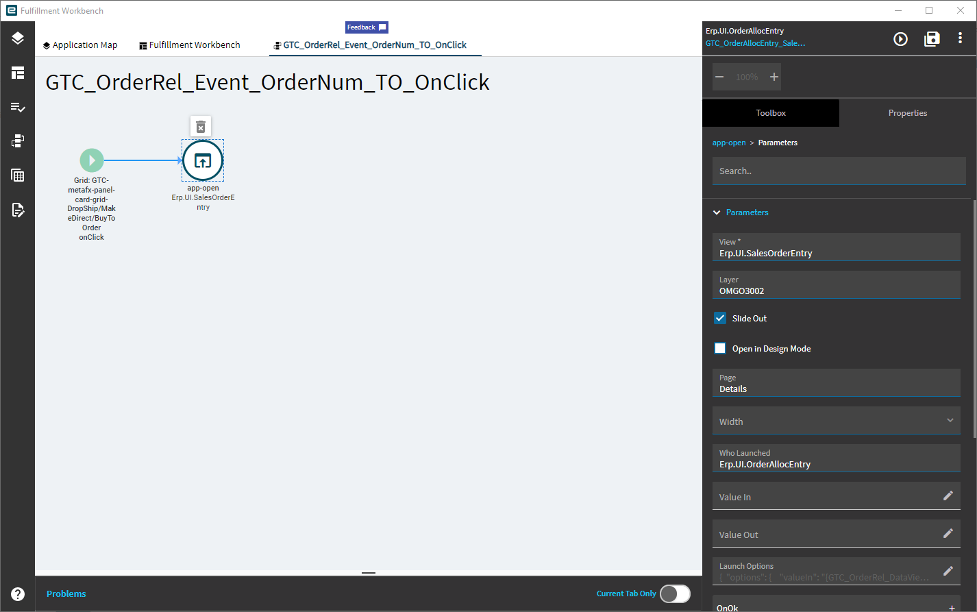 Kinetic Application Layer - extendedProp disabled icon appearing on slide out panel - Kinetic ...