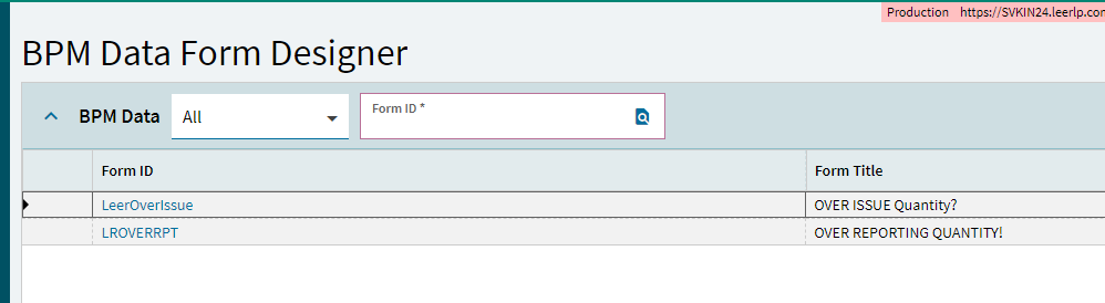 Customizing a BPM Data Form - Epicor ERP 10 - Epicor User Help Forum