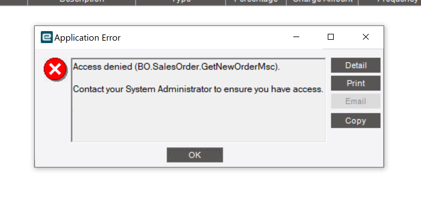 Error creating Line Miscellaneous Charges on Sales Orders - Kinetic ERP - Epicor User Help Forum
