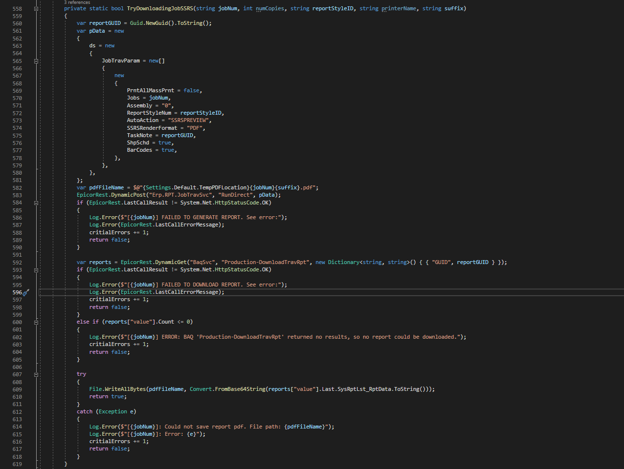 Print SSRS report from C# code outside of Epicor - Epicor ERP 10 ...