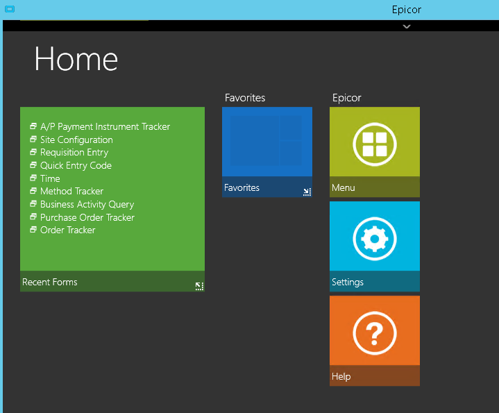 How to Change Menu Style in Epicor - Epicor ERP 10 - Epicor User Help Forum