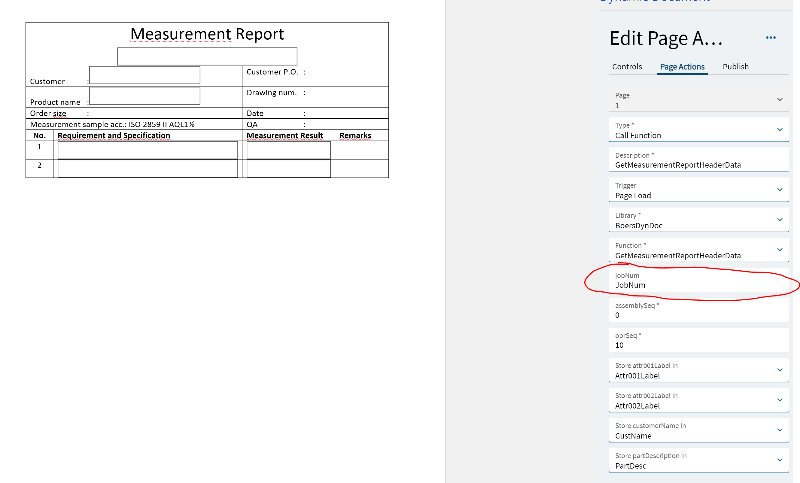 Dynamic Documents Is It Possible To Call An Epicor Function Using A Input Variable Which Is