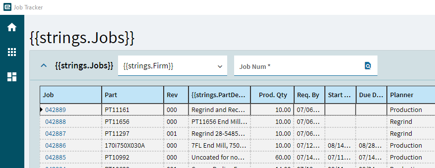 Issue with Kinetic interface in client for Job Entry/Tracker in 2023.1 ...