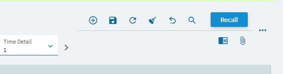 How do you do a recall in the new Kinetic Time Entry Screen? - Kinetic ...
