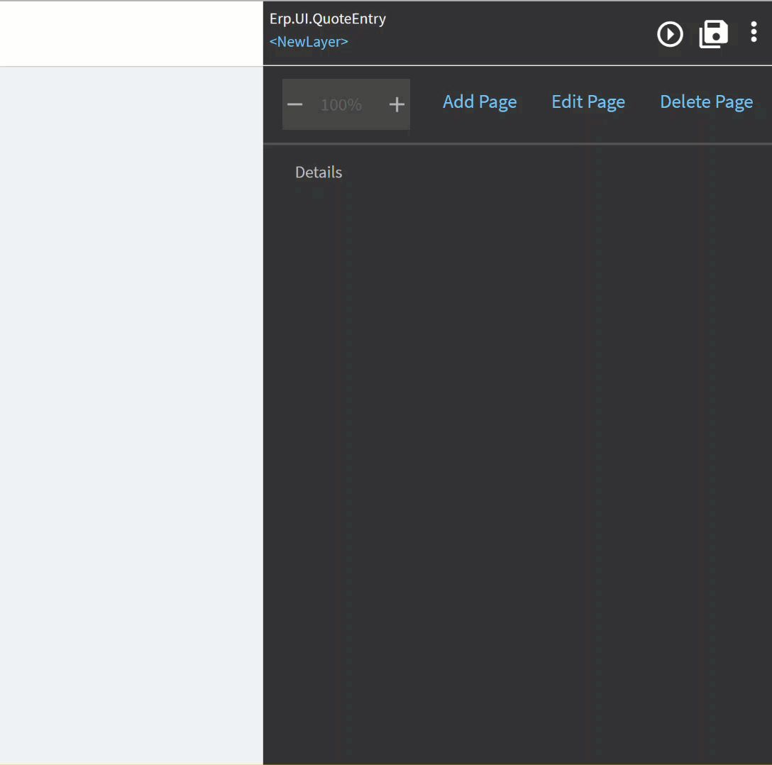 Launching APP studio for Quote Entry brings up blank Application Map ...
