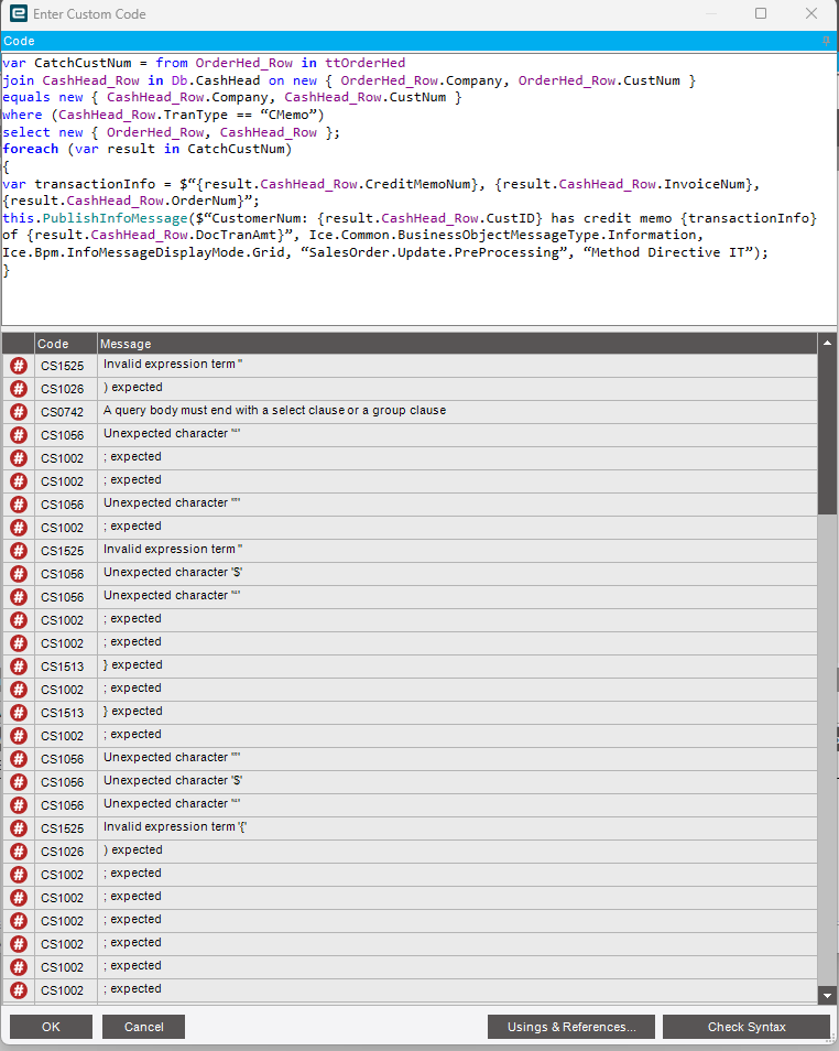 How do I show customer memos on order entry screen - Kinetic ERP ...