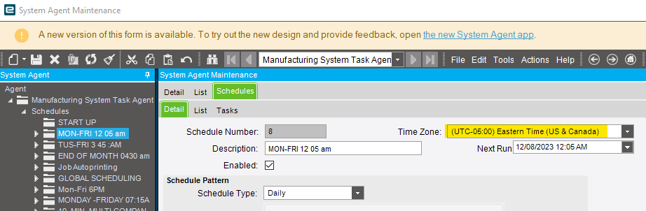 Scheduled Task Launches Multiple Times Kinetic Erp Epicor User Help Forum 