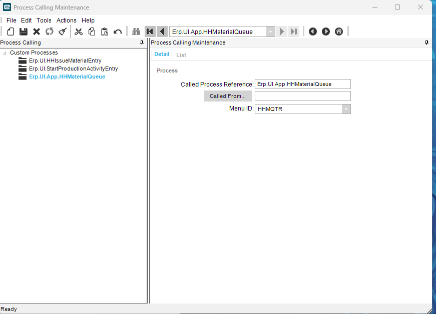 Issues adding Customization to HH menu item - Kinetic ERP - Epicor User ...