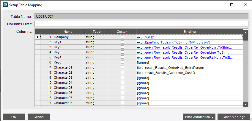 From BAQ to UD Table - Epicor ERP 10 - Epicor User Help Forum