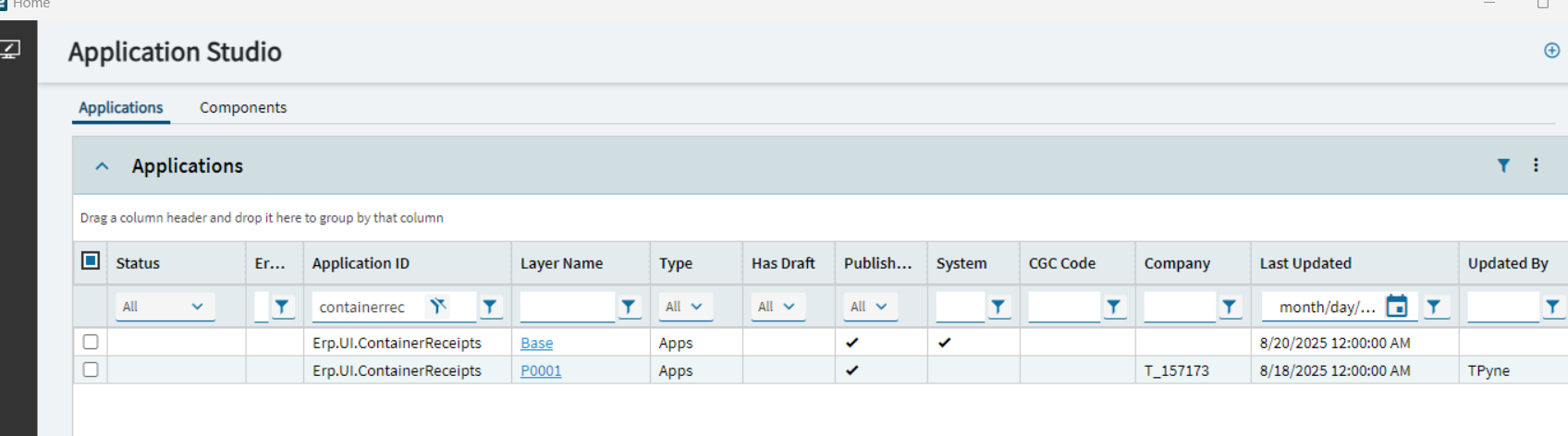 Container Receipt Entry - Kinetic - Kinetic ERP - Epicor User Help Forum