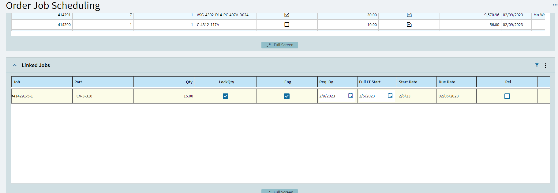 Adding an action button to schedule job in a dashboard - Kinetic ERP ...