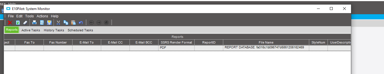 SSRS error - Cannot Read next data row - Epicor ERP 10 - Epicor User Help Forum