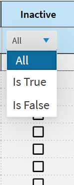 Kinetic - Dashboard how to filter on boolean field - Kinetic ERP - Epicor User Help Forum