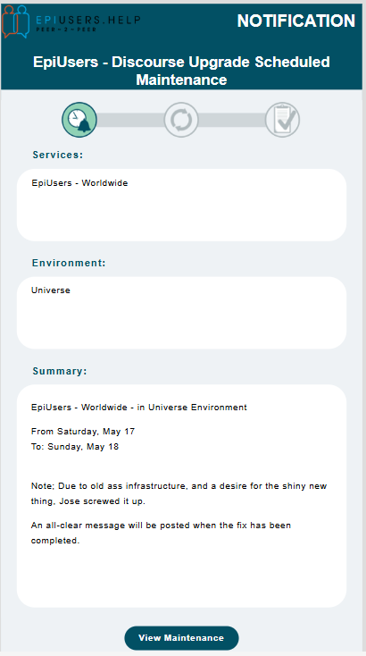 Upgrade fun - Off Topic - Epicor User Help Forum