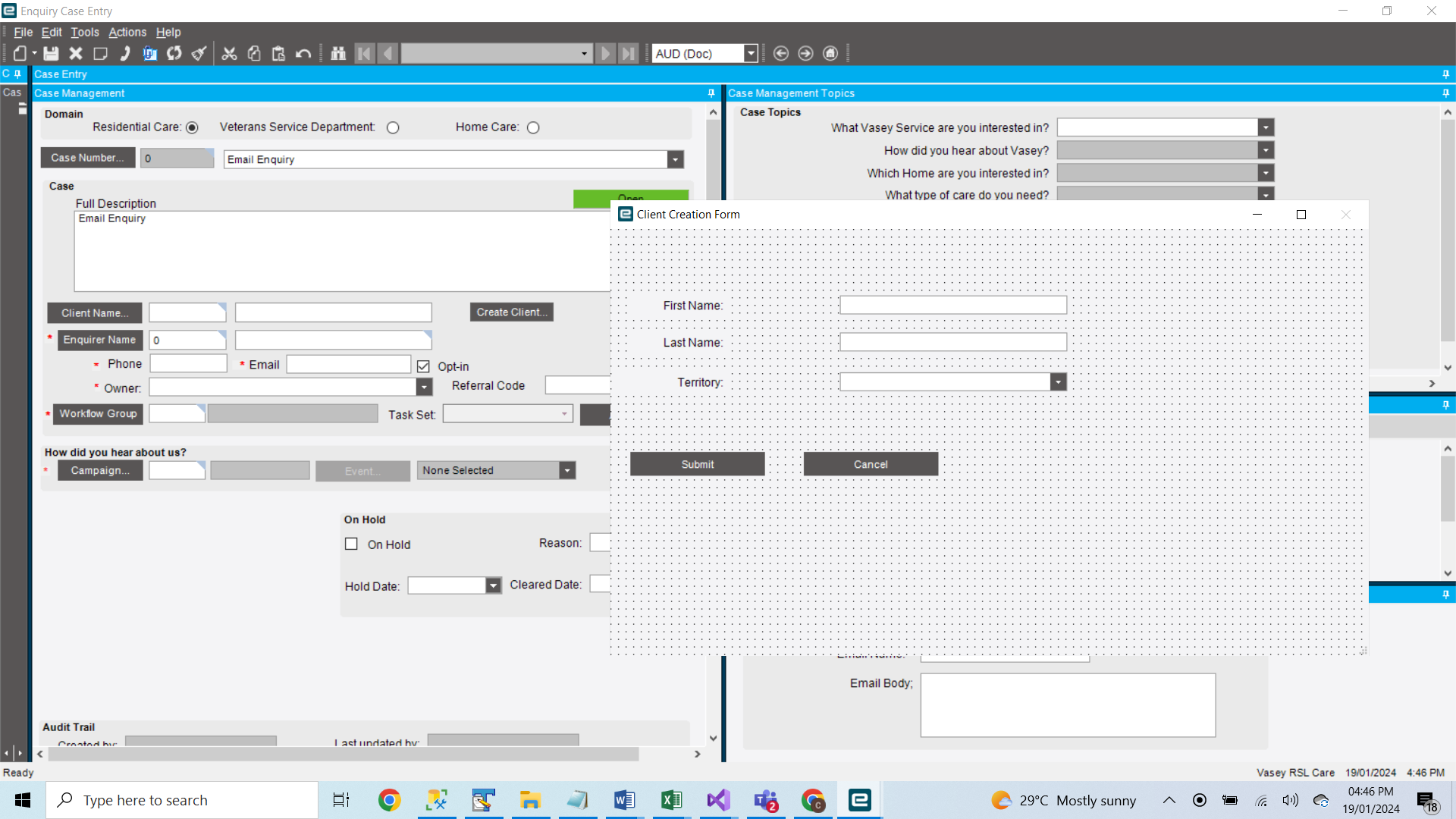 Customization - Lost the updated code. (Client Creation Form) - Epicor ERP 10 - Epicor User Help ...