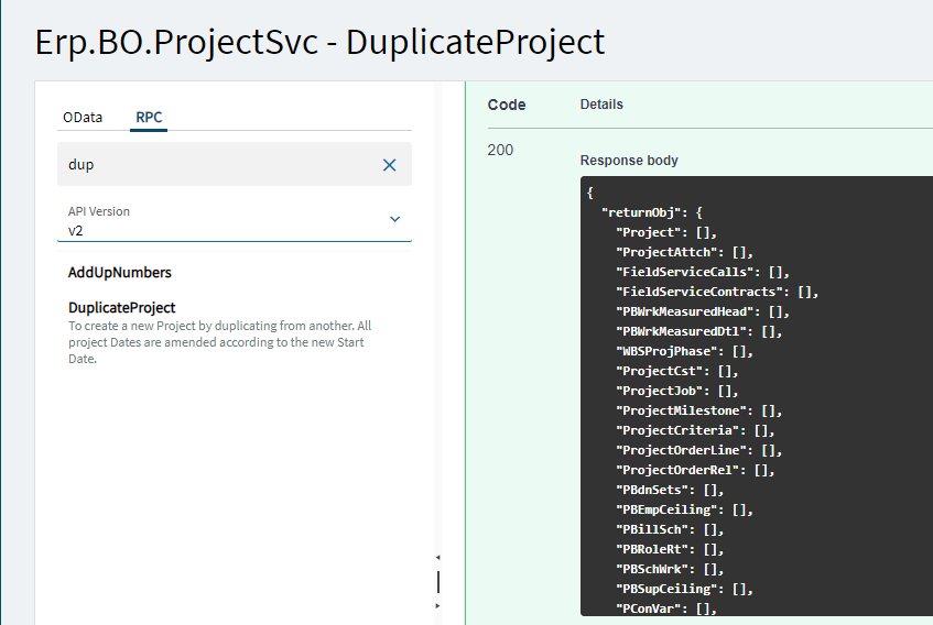 BPM - DuplicateProject succeeds but error displays - Kinetic ERP - Epicor User Help Forum