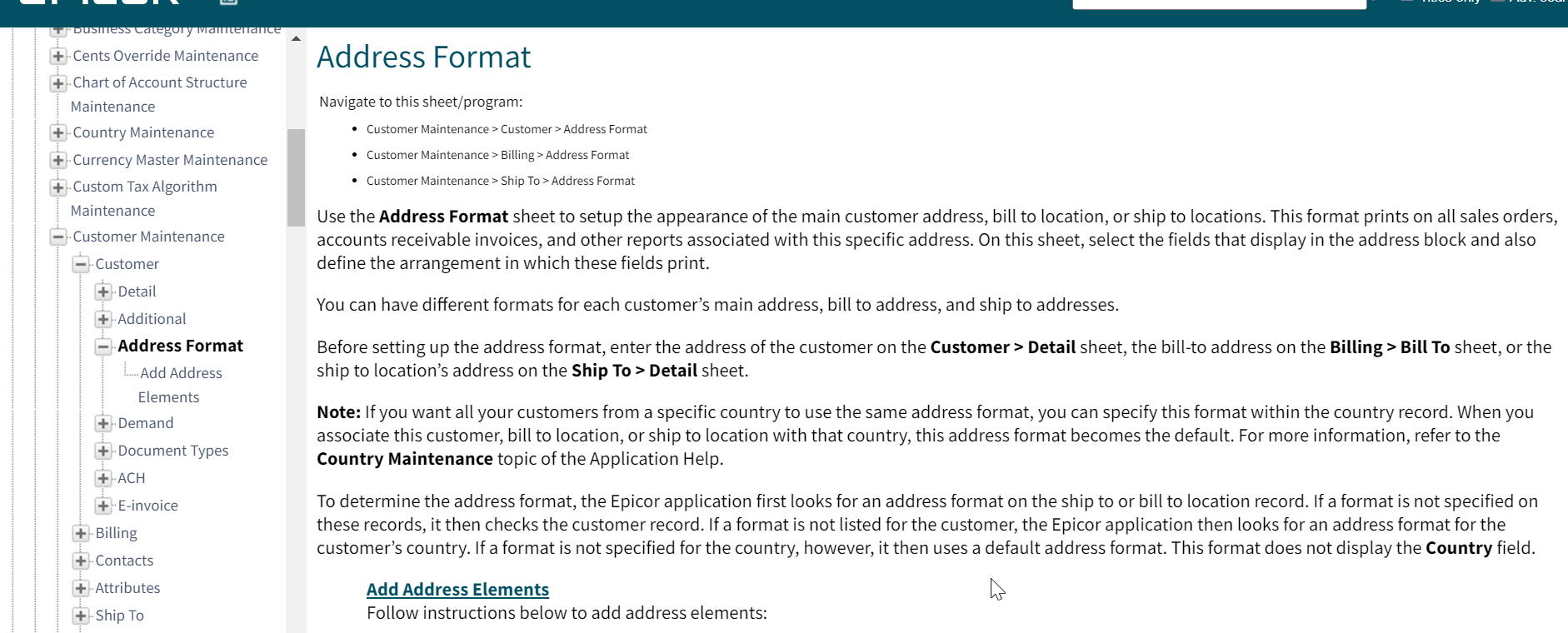 How to default address format to European countries - Kinetic ERP ...