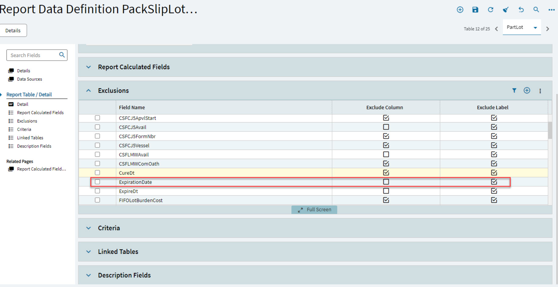 I want to add Expiry Date in Report Data Definition - Kinetic ERP ...