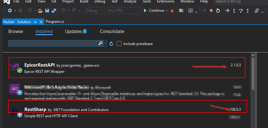 Epicor Rest Helper (Nuget) Updated V3 - Page 12 - Experts' Corner - Epicor User Help Forum