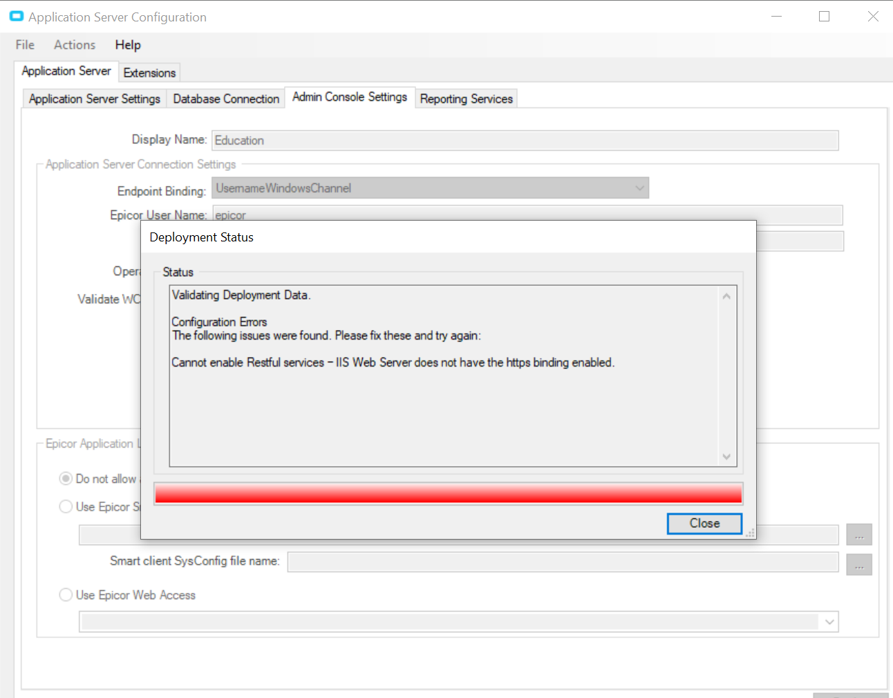 Epicor Administration Console - Epicor ERP 10 - Epicor User Help Forum