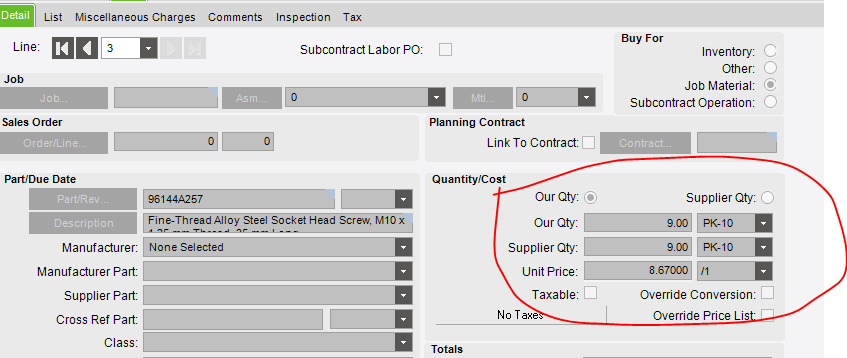 Error on returning material? - Kinetic ERP - Epicor User Help Forum
