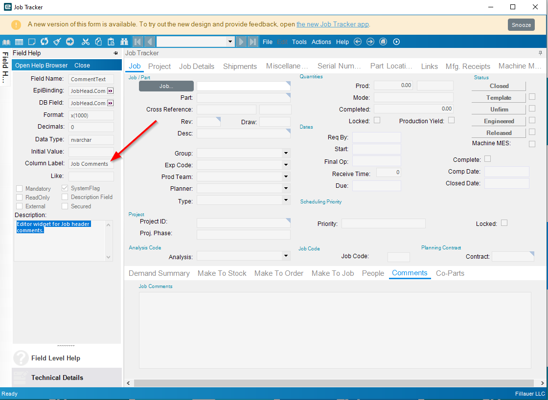 Change Epicor Column Label - Kinetic ERP - Epicor User Help Forum