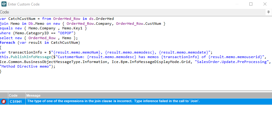 How do I show customer memos on order entry screen - Kinetic ERP ...