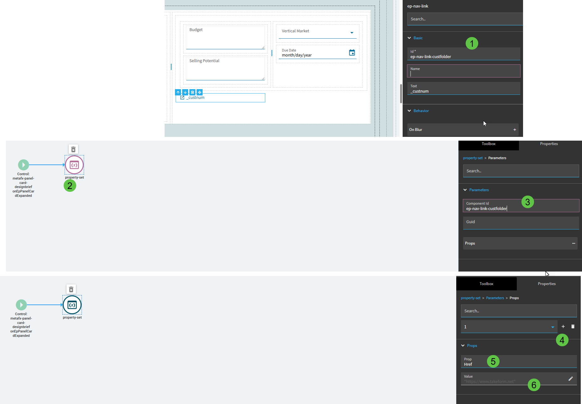 Application Studio pull first character of a field in a Nav Link ...
