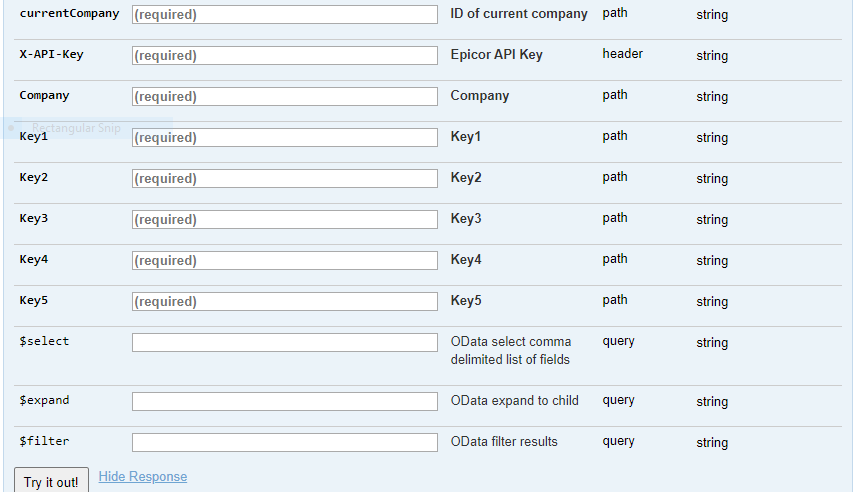REST API - Enter empty string as "required" key for UD table in Swagger ...