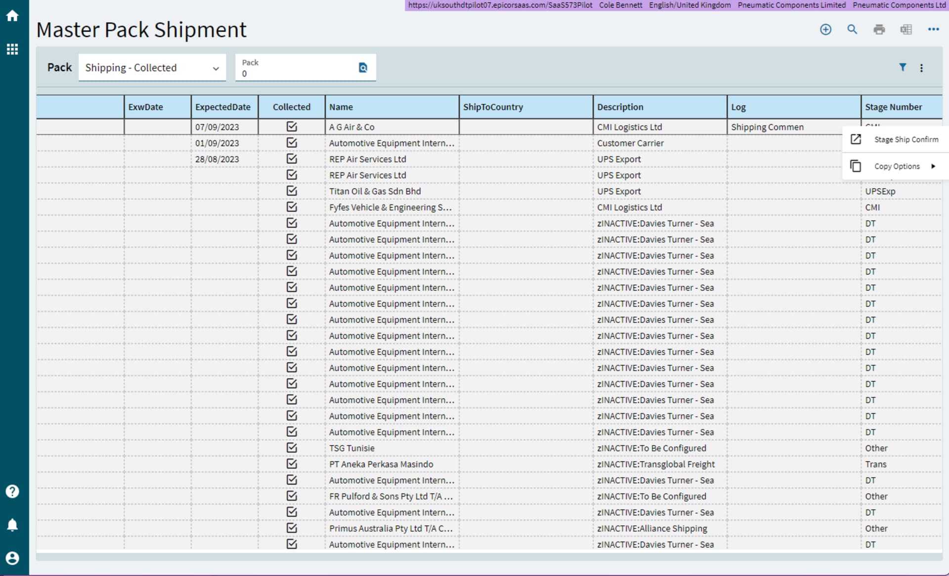 Master Pack Open With Error - Kinetic ERP - Epicor User Help Forum