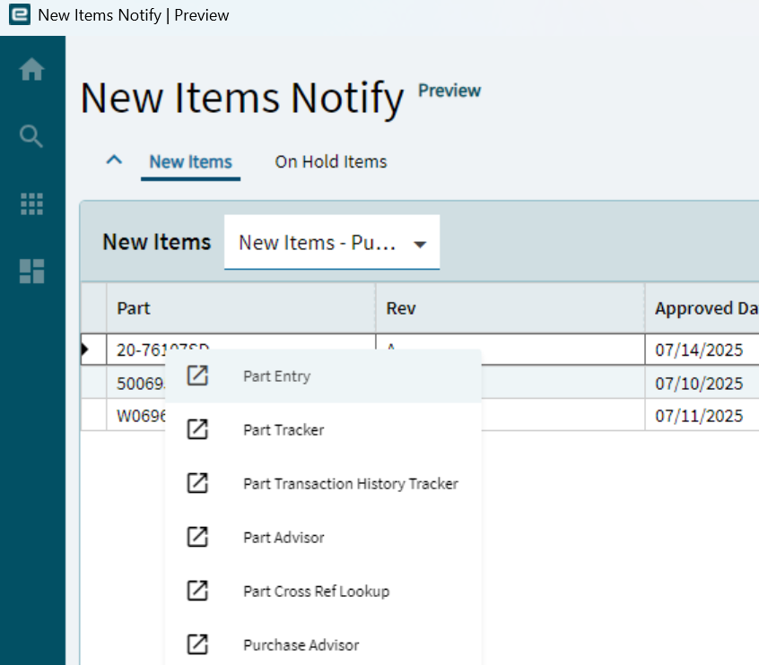 Context Menu On Custom Dashboard - Kinetic ERP - Epicor User Help Forum