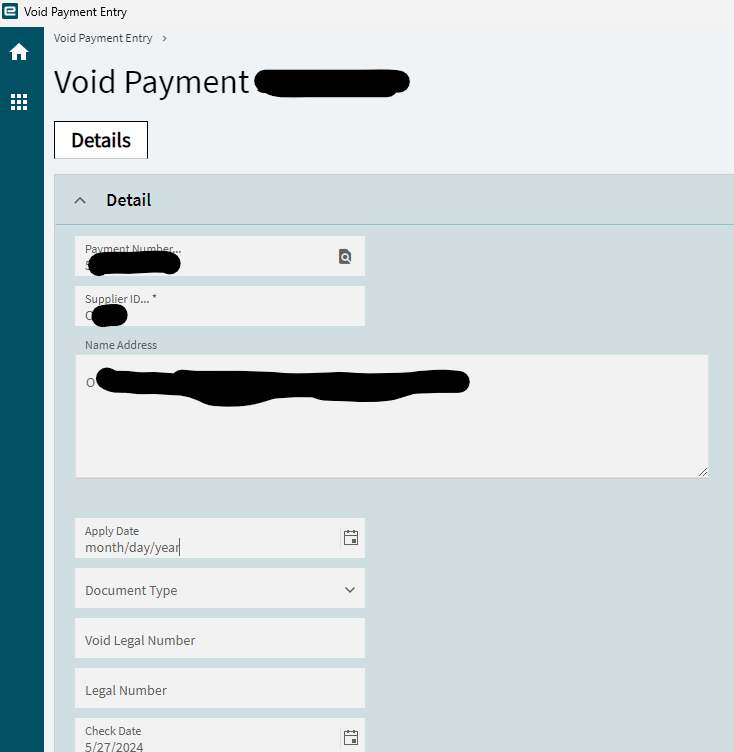 Kinetic and apostrophe - do not mix in AP Void Payment Entry - Kinetic ERP - Epicor User Help Forum
