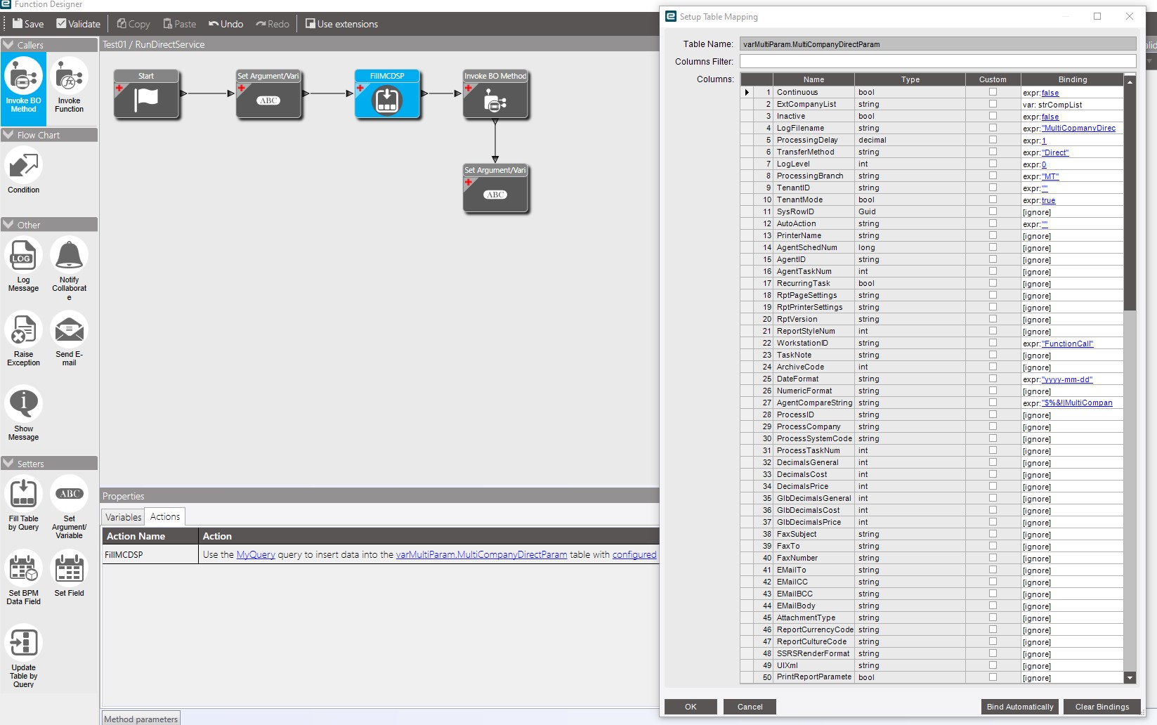 Running Multi Company Direct Server process Via Function - Kinetic ERP ...