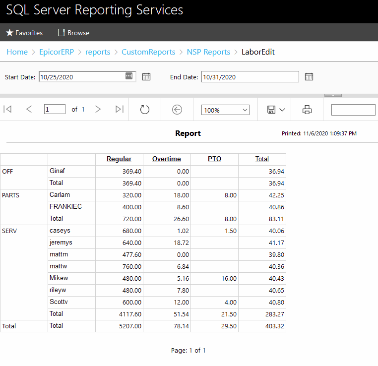 How do you sum an SSRS expression? - Epicor ERP 10 - Epicor User Help Forum