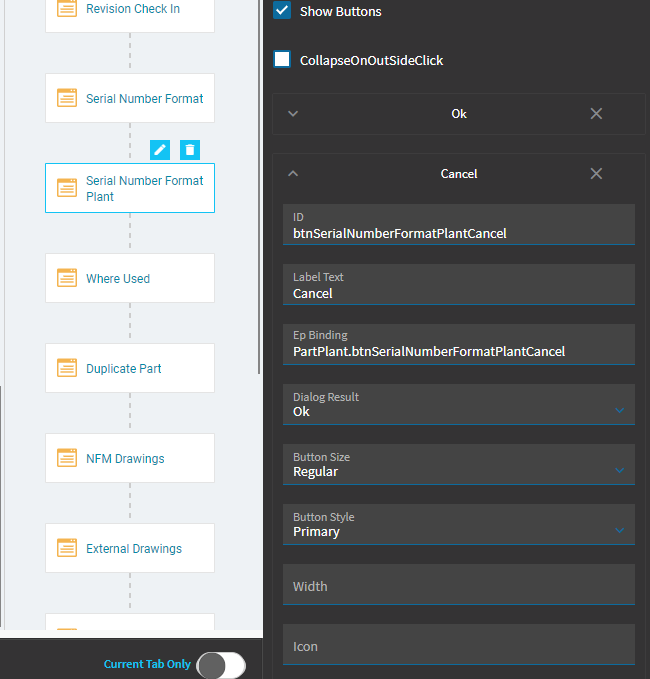 Slider Panel - What is the Component ID of Buttons? - Kinetic ERP - Epicor User Help Forum