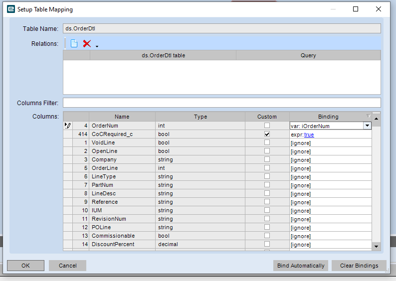 Access & update all rows of orderdtl table from sales order entry - Kinetic ERP - Epicor User ...