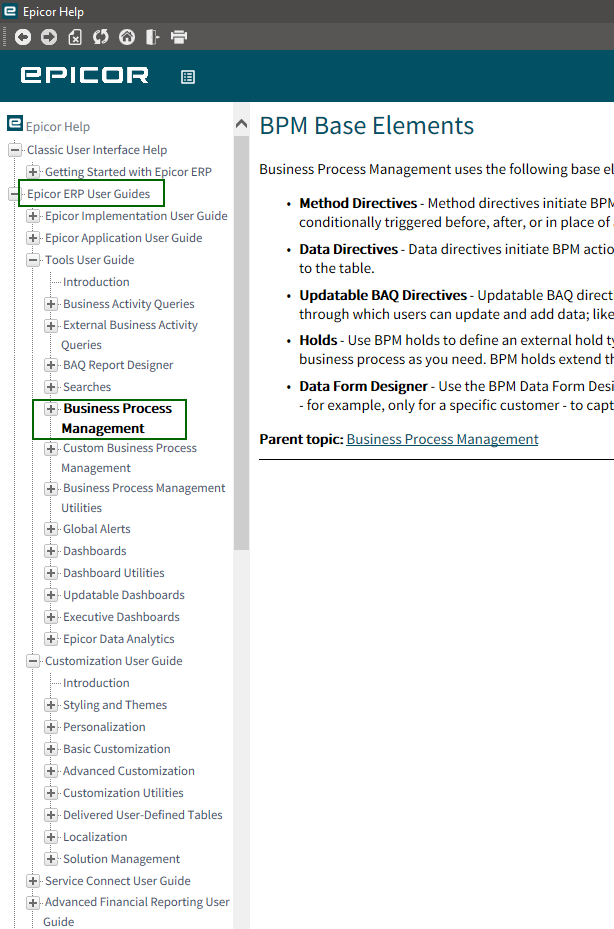 BPM PopUps - Epicor ERP 10 - Epicor User Help Forum