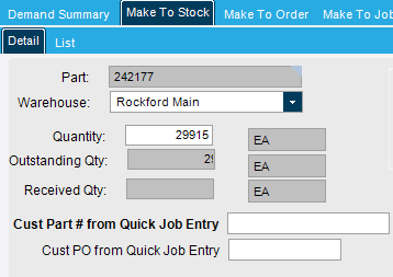 MRP and Customer Part Numbers - Epicor ERP 10 - Epicor User Help Forum
