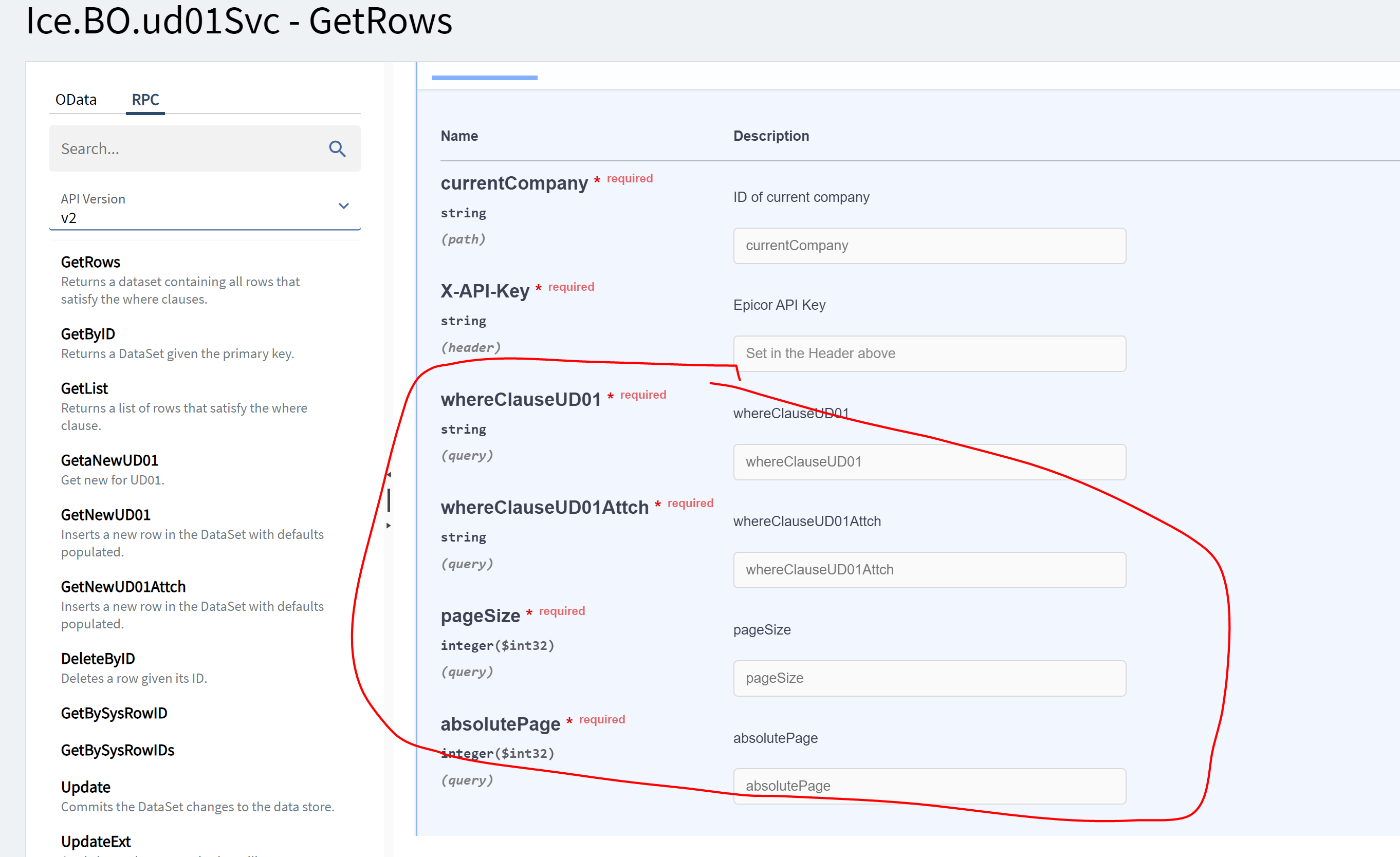 Rest Erp Widget Parameters With Bindings Kinetic Erp Epicor User Help Forum